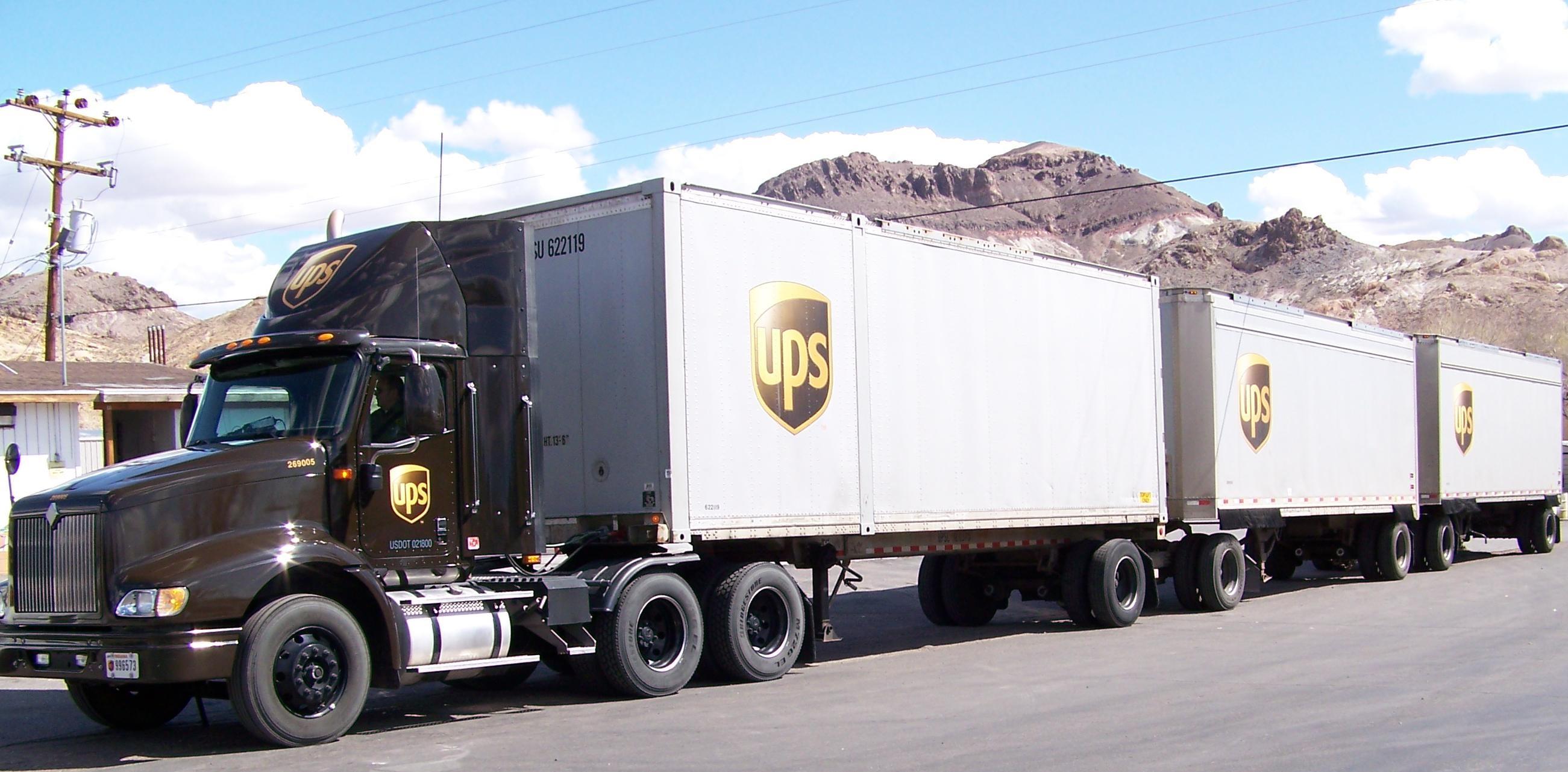 Ups Freight Truck